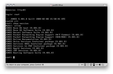 Running Junos Under Vmware Updated Again