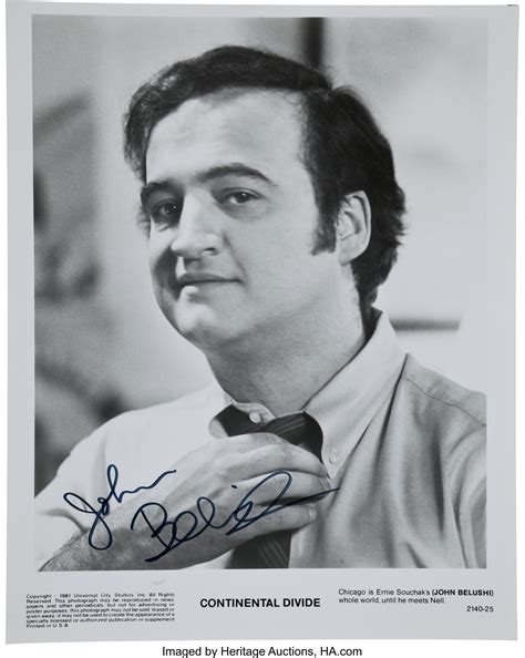 A John Belushi Signed Black And White Photograph Movietv Lot