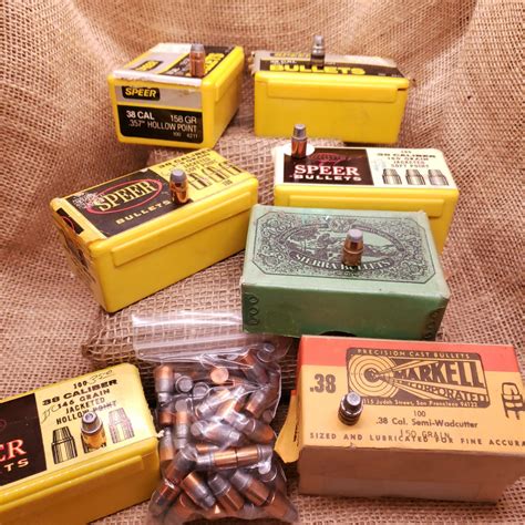 Lot Of 370 38 Caliber 357 Bullets 146 150 158 160 Grain 38