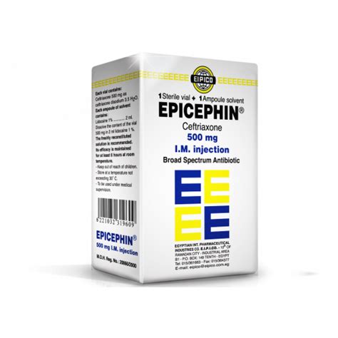 Epicephin 500mg Im 1vial