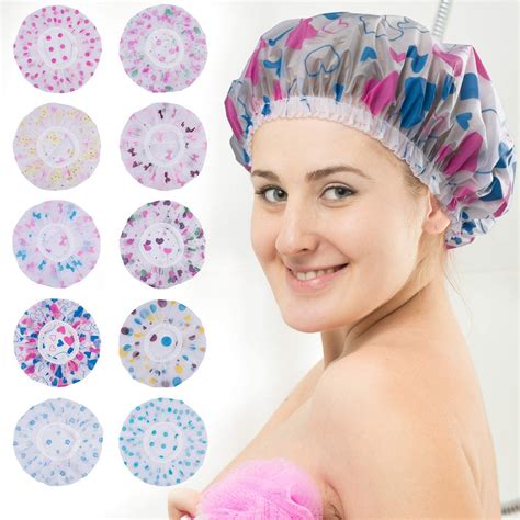 Buy Sezotta Shower Cap For Women Reusable Waterproof Elastic Eva Free Size Bathroom Shower Caps
