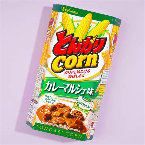Tongari Corn Snacks Curry Marche Japan Candy Store