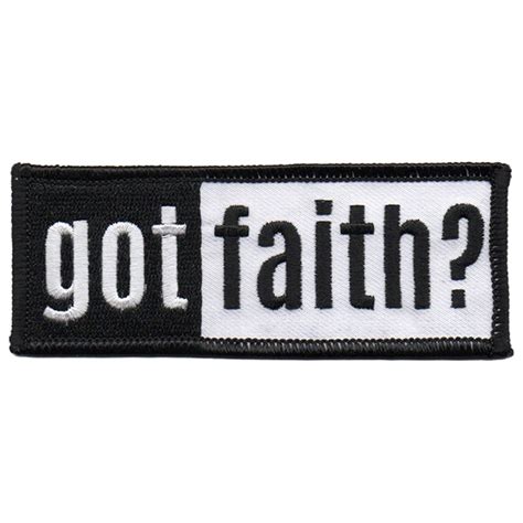 Got Faith Patch • Advantage Emblem And Screen Printing