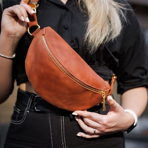 Leather Sling Bag Etsy