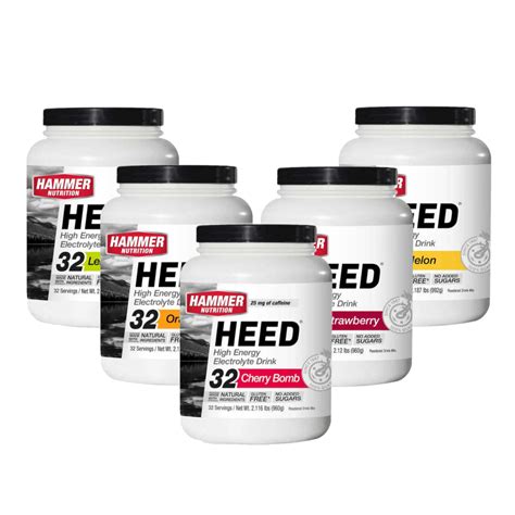 Hammer Heed High Energy Electrolyte Drink Mix 32 Serving Anti Cramp