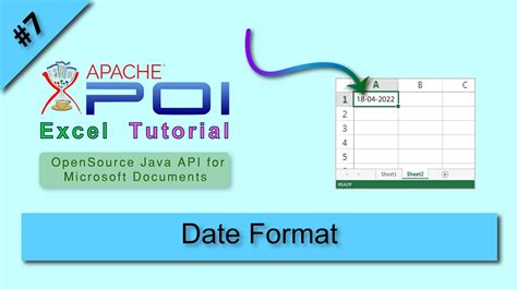 Apache Poi Date Format Java Apache Poi Date Format Cell Youtube
