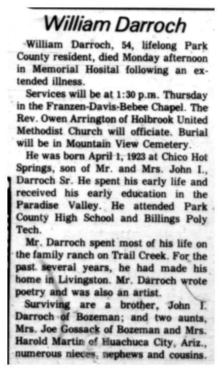 Robert William Darroch 1923 1978 Mémorial Find A Grave