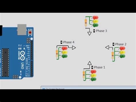 Arduino UNO CD74HC4067 Demultiplexer 4 Way 4 Phases Traffic Lights Programming Part 1 Ganteng