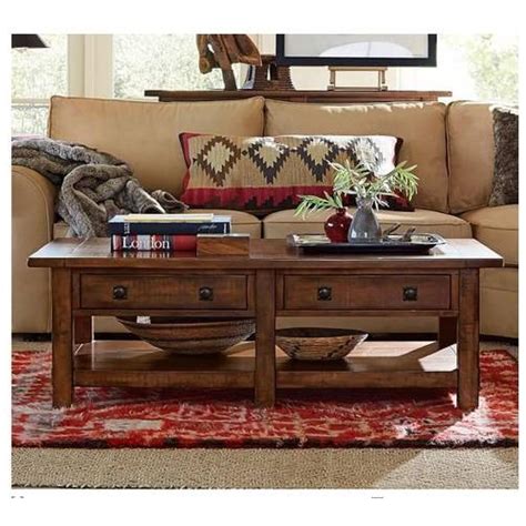 Pottery Barn Benchwright Rectangular Coffee Table Aptdeco