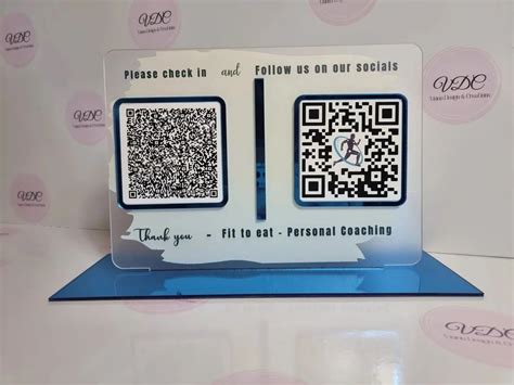 Qr Code Stand Acrylic Qr Code Stand Manufacturer From New Delhi