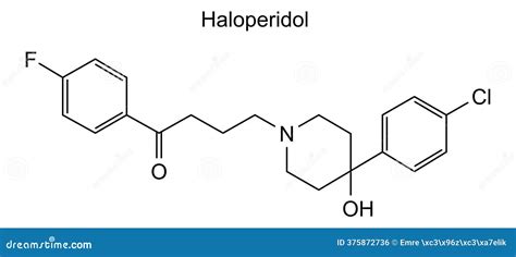 Haloperidol Molecule Molecular Structures Haldol 3d Model