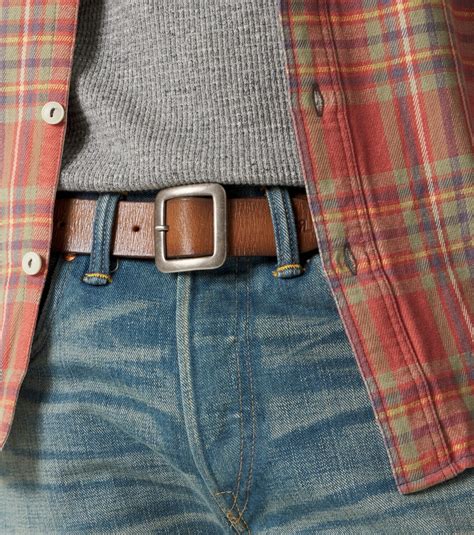 Rrl New Burling Leather Belt Rrl