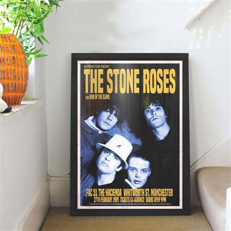 The Stone Roses 1989 Early Concert Multi Size Prints And Posters Uk