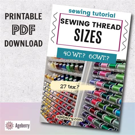 Sewing Thread Sizes And Weights And How To Choose The Right Size For Your Project From