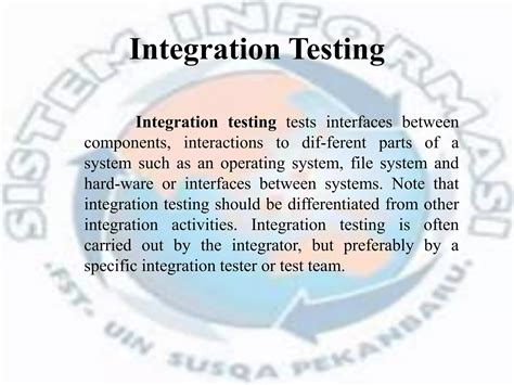 materi testing dan implementasi sistem testing throughout the