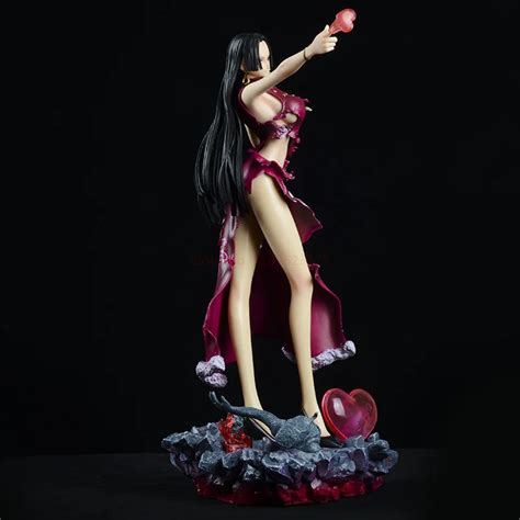 One Piece Figures 30cm Heart Boa Hancock With Led Light Action Figure