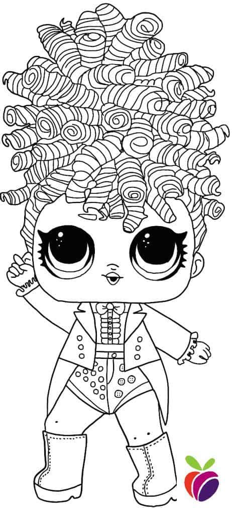 Lol Surprise Hairgoals Series Coloring Page Miss Jive Coloring1