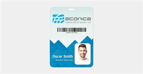 Usa Made 4 X 6 Plastic Identification Badge With Your Logo