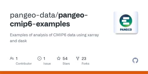 Github Pangeo Datapangeo Cmip6 Examples Examples Of Analysis Of Cmip6 Data Using Xarray And Dask