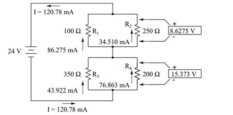 series parallel resistor circuit analysis instrumentationtools
