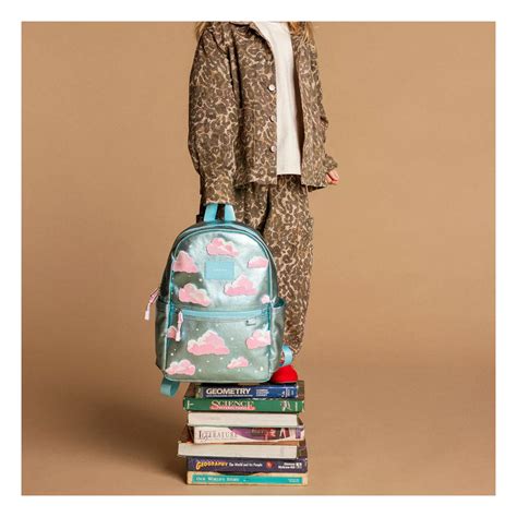 State Bags Kane Mini Clouds Backpack Turquoise Smallable
