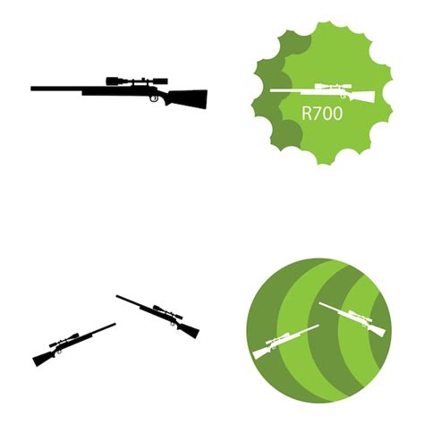 Premium Vector Firearms Icon Vector Template Illustration Logo Design
