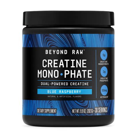 Beyond Raw® Creatine Monophate Blue Raspberry 30 Servings Gnc