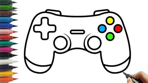 Game Controller Drawing