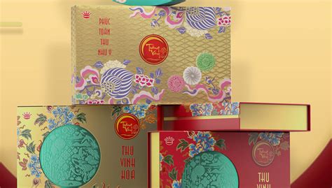 Mooncake Box Visualization For Kinh Do Vietnam On Behance