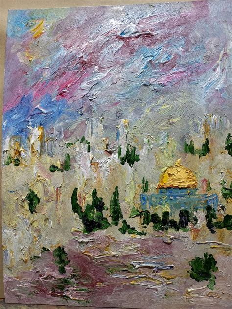 Иерусалим. Холст, масло. Маргарита Макарова | Пикабу