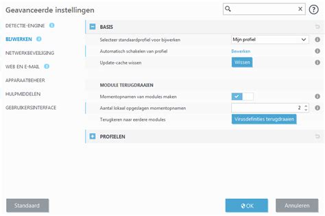 Ongedaan Maken Van Update Eset Security Ultimate 18 Online Help Van Eset