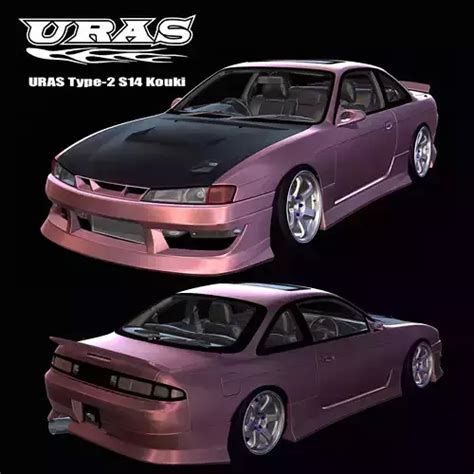Uras Monkey Magic Type 2 S14 Kouki Gt7 Base 3d Model Cgtrader