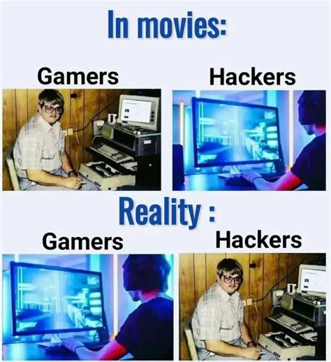 Gamer Vs Hacker R Cybersecurityhumor