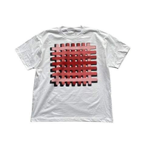 Grid Pattern Tee Atthemoment