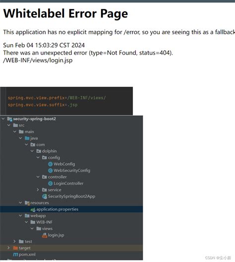 Idea部署的springboot项目无法访问jsp文件springboot 访问不到jsp Csdn博客