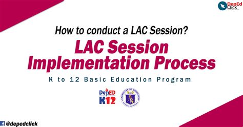 Lac Session Implementation Process Depedclick