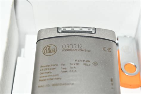New Ifm Electronic O3d312 3d Sensor Device Interfaces Digital Input