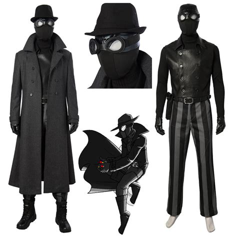 Spider Man Noir Cosplay Spiderman Into The Spider Verse Peter Parker C