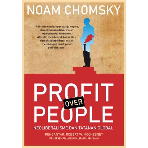Jual Pre Order Profit Over People Neoliberalisme Dan Tatanan Global