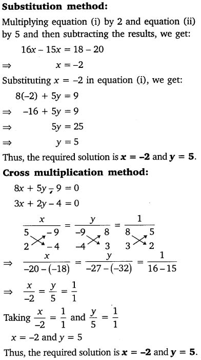 NCERT Solutions for Class 10 Maths Chapter 3 Pair of Linear Equations in Two Variables Ex 3.5 ...