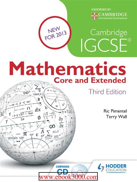 Cambridge Igcse Mathematics Core And Extended Pdfdrive Pdf
