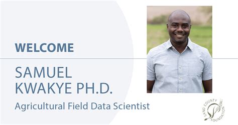 Samuel Kwakye Joins Sand County Foundation Sand County Foundation