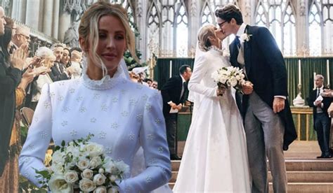 Ellie Gouldings Divine Chloé Wedding Dress Took Over 640 Hours To