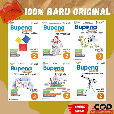 Jual Bupena Kurikulum Merdeka Kelas 8 Smp Mts Penerbit Erlangga Ipa Bahasa Indonesia English