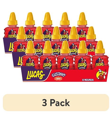 3 Pack Lucas Lucas Candy 10 Ea