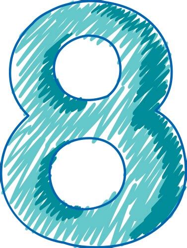 Number 8 Clip Art Number 8 Coloring Page Get Coloring Pages
