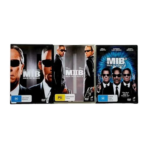 Men In Black Mib 1 3 Dvd Bundle Action Scifi Comedy Will Smith
