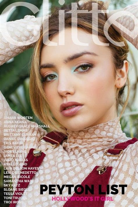 Peyton Roi List For Glitter Magazine Summer 2019 Hawtcelebs