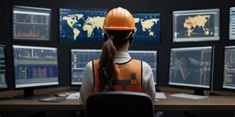 Premium Photo Female Engineer In A Control Room Women Engineer Operator Using Scada System
