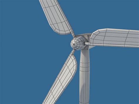 风力发电机 3d模型 7 3ds Fbx Unknown Obj Max Free3d